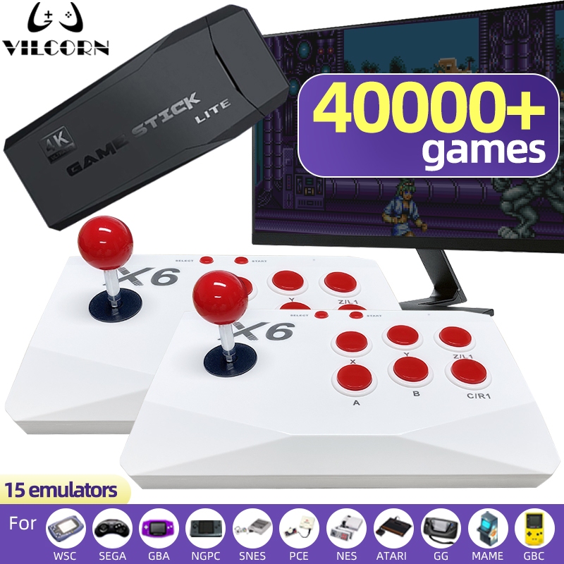 VILCORN M15 3D Joystick 4K TV Game Stick Retro MINI Video Gamepad ...