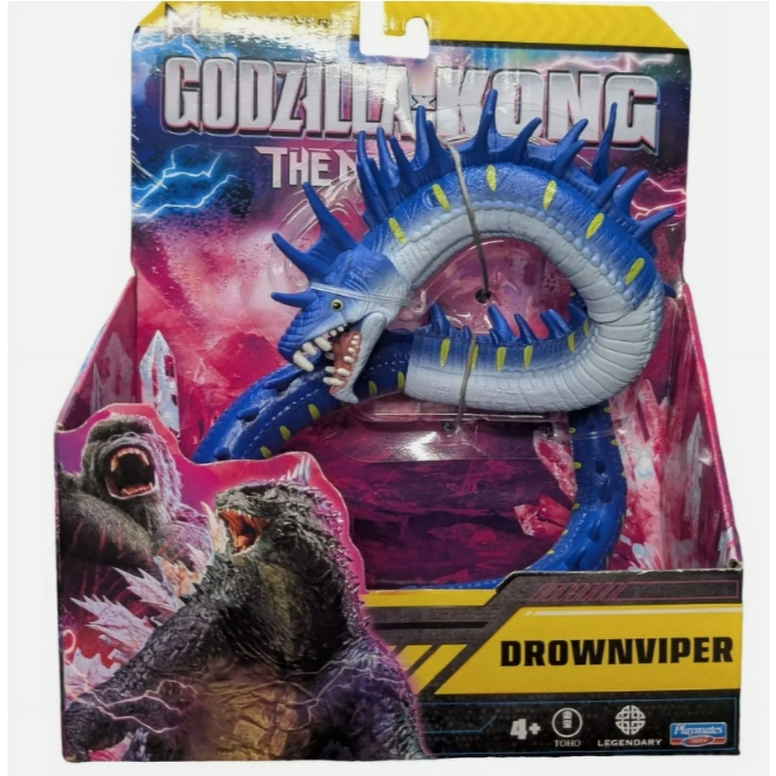 Godzilla x Kong O Novo Império Drowwnviper " Figura Playmates | Shopee ...