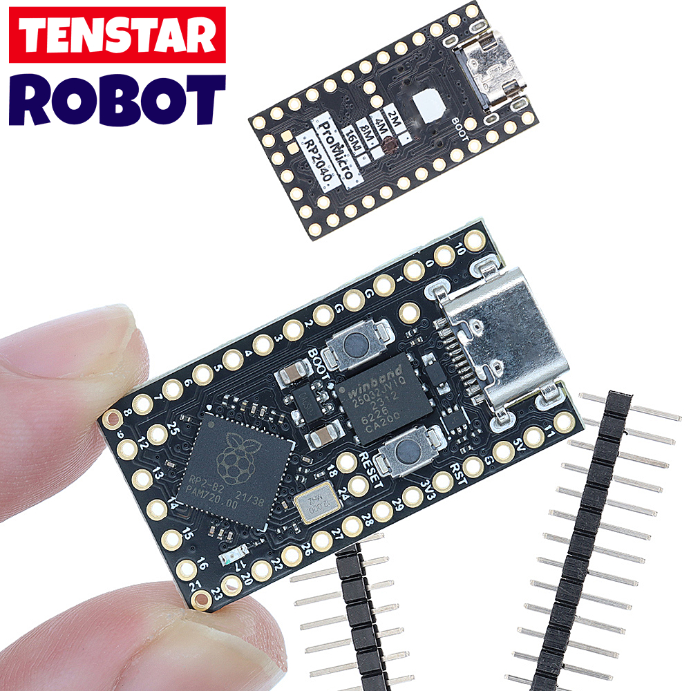 Placa De Desenvolvimento RP2040 Pro Micro Raspberry PI PICO Dual-Core ...