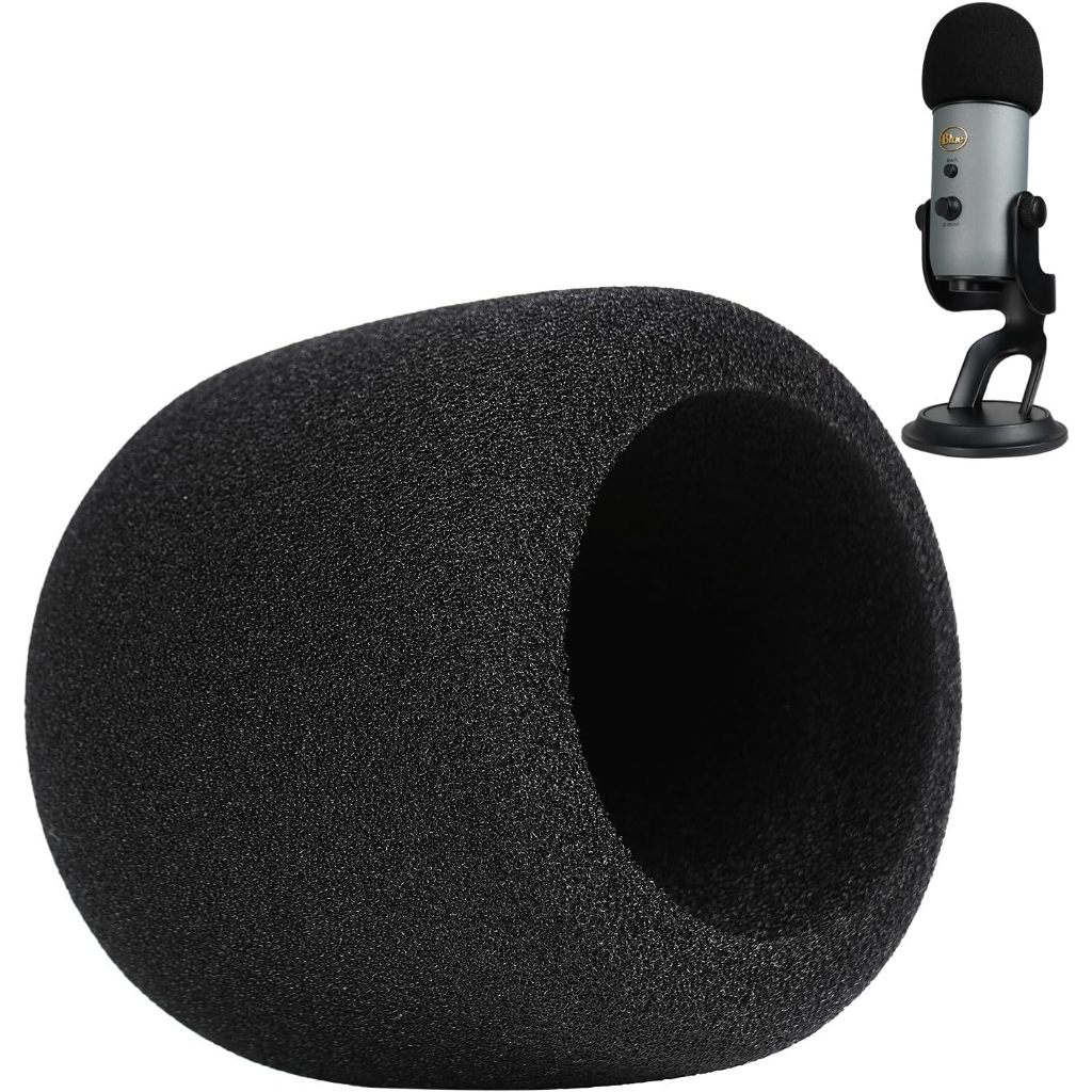 Filtro Pop/Pára-Brisa Para Microfones Blue Yeti E Pro , Capa De ...