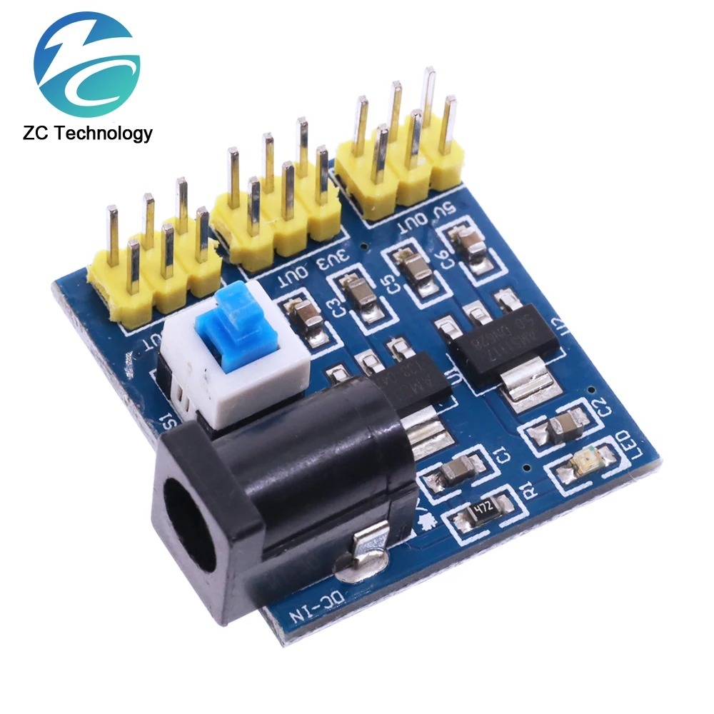 DC-12V A 3.3V 5V Buck Step down Módulo De Fonte De Alimentação Para ...