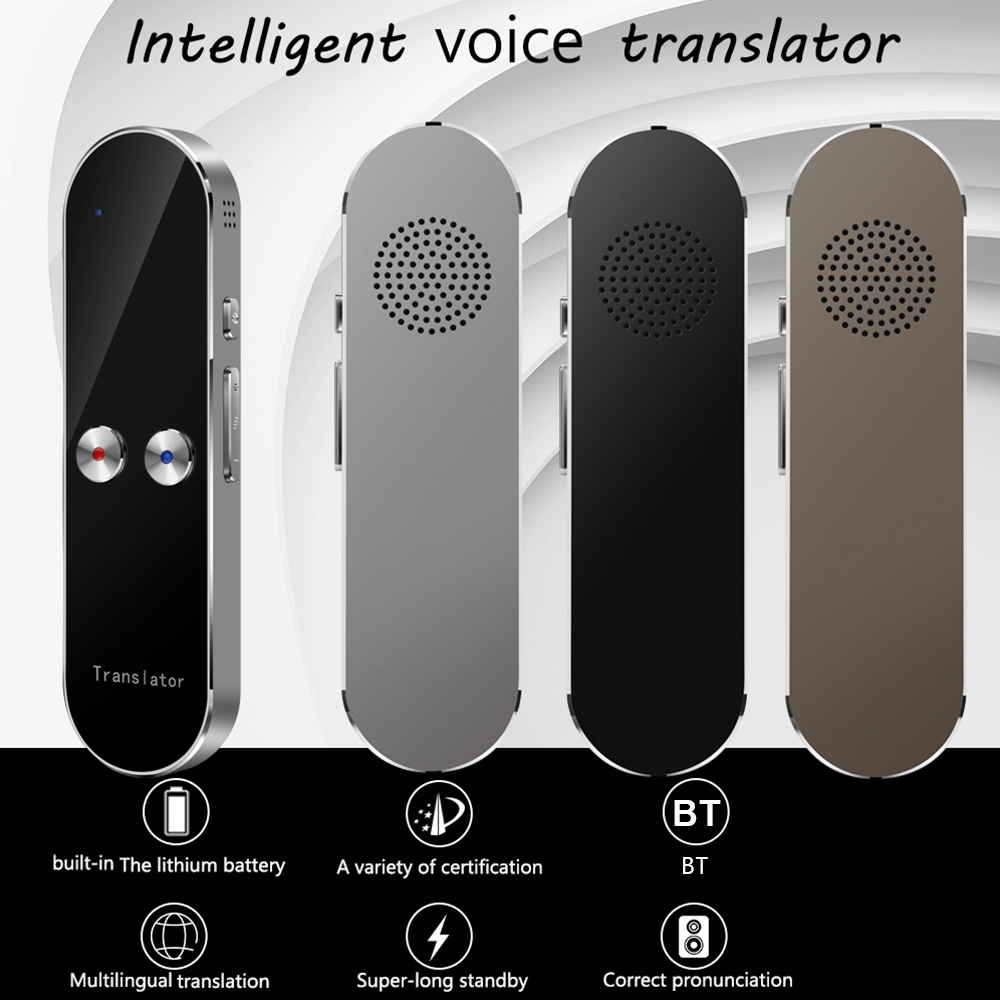 Tradutor De Voz K8 Multi-Idioma Portátil Inteligente Bluetooth Tradução ...
