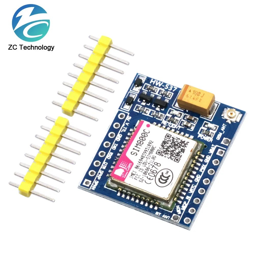 Módulo SIM800C GSM GPRS 5V/3.3V Placa De Desenvolvimento TTL IPEX Com Bluetooth E TTS Para ...