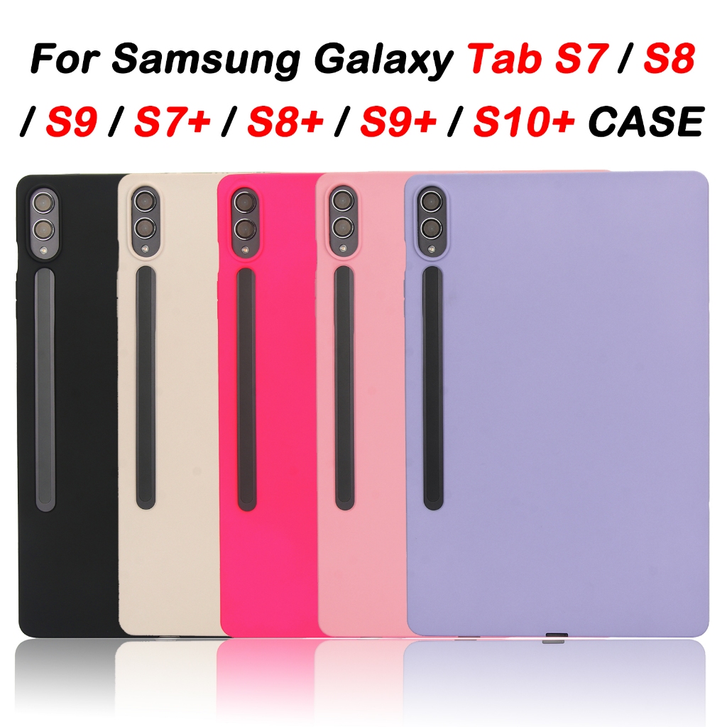 Para Samsung Galaxy Tab S10+ S9+ S8+ S7+ 12,4 polegadas silicone ...