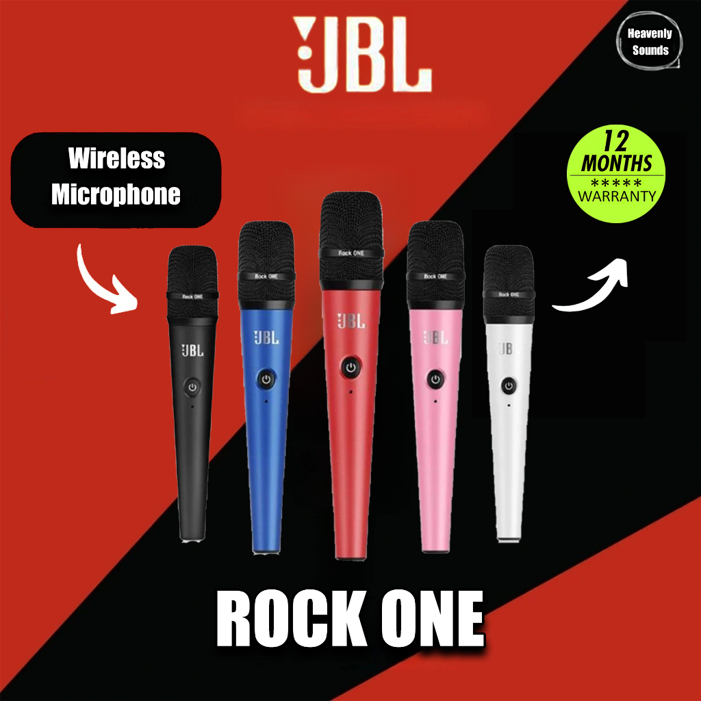 JBL Rock ONE Microfone Portátil Sem Fio Para Exterior K Song , Dinâmico ...