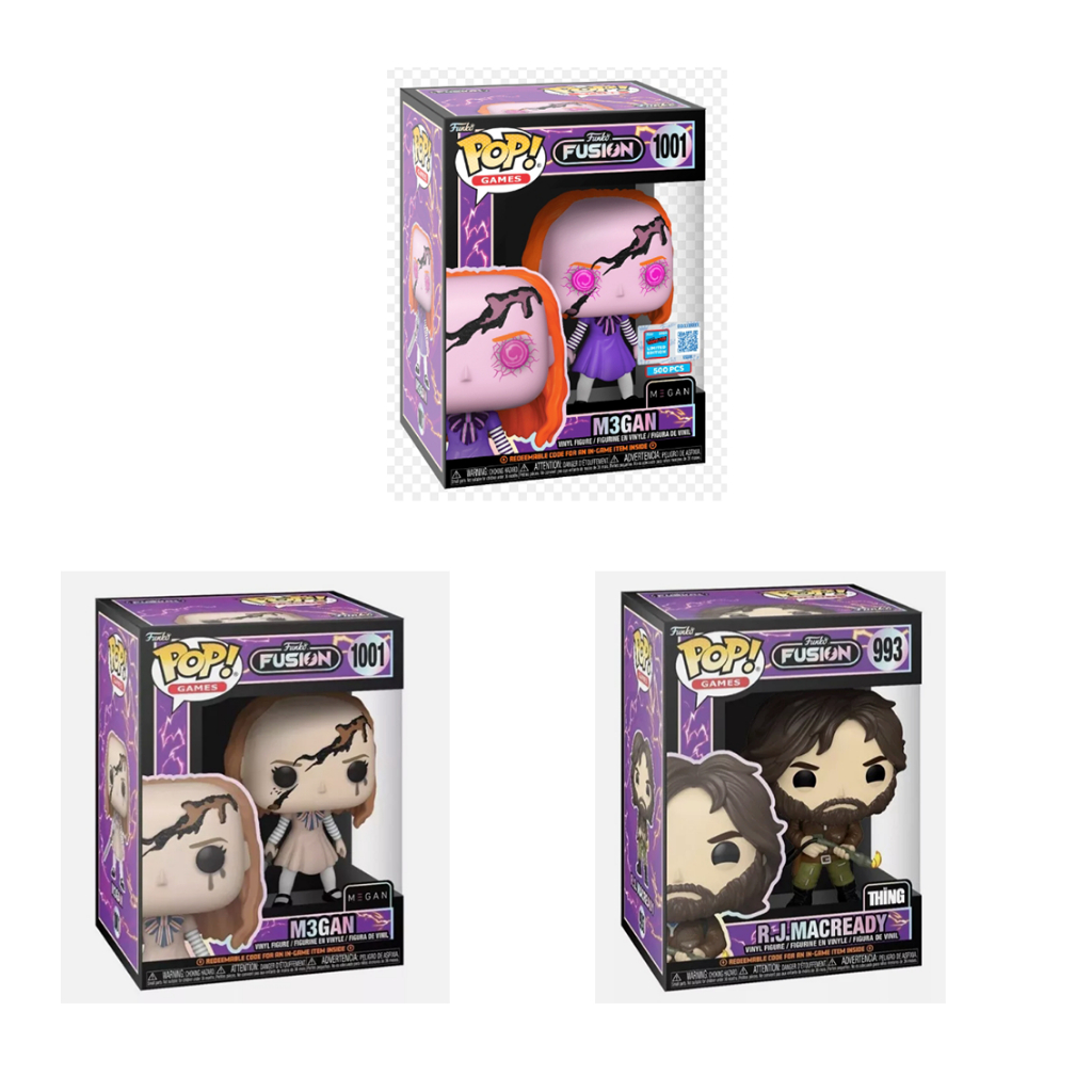 Funko Pop-Fusion 993 Rj Brinquedos De Figuras De Vinil MacReady/M3GAN ...