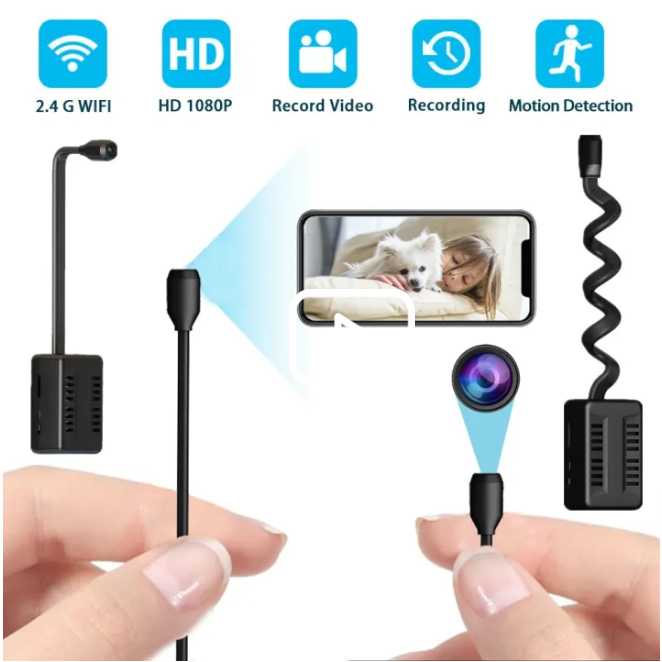 HD WIFI Mini Câmera De Segurança 4G SIM Bateria CCTV Portátil De ...