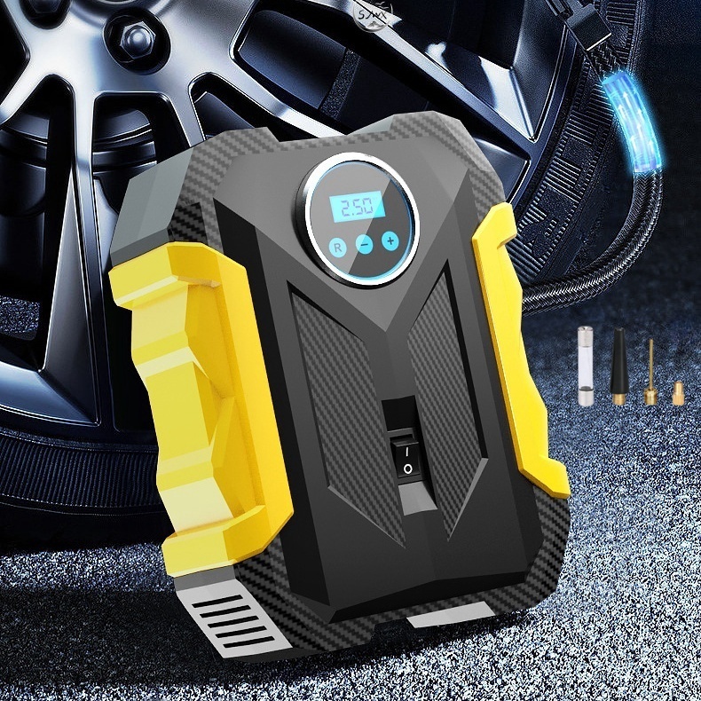 Compressor Digital 12V Bomba De Encher Pneu De Carro Bike Moto Portátil ...