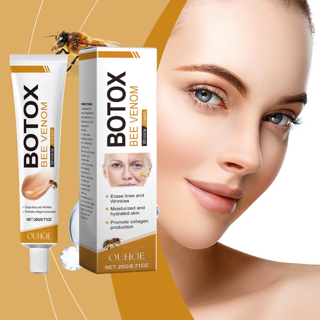Novo Creme Removedor De Rugas Furzero Botox Bee Venom | Shopee Brasil