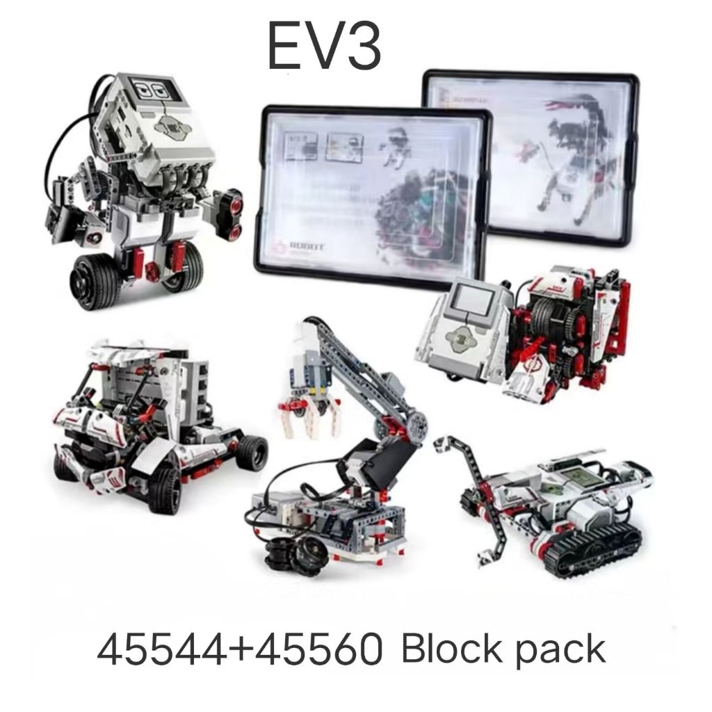 Ev3 programação robô ciência educação blocos de construção 45544 + 45560 montagem máquinas ...
