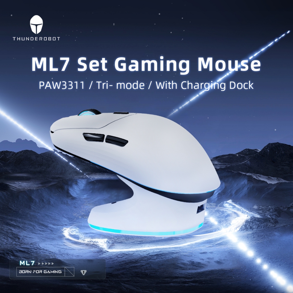 Thunderobot ML7 Mouse Para Jogos Com Doca De Carregamento Bateria De ...