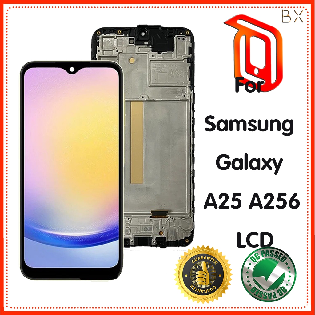 Tela frontal Para Samsung Galaxy A25 A256 Display Touch Screen | Shopee ...