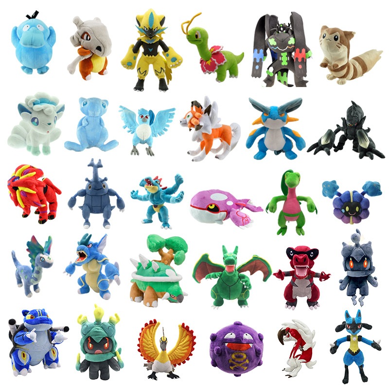20 Estilos Anime Pokémon Pelúcia Charizard Kyogre Lucario Psyduck ...