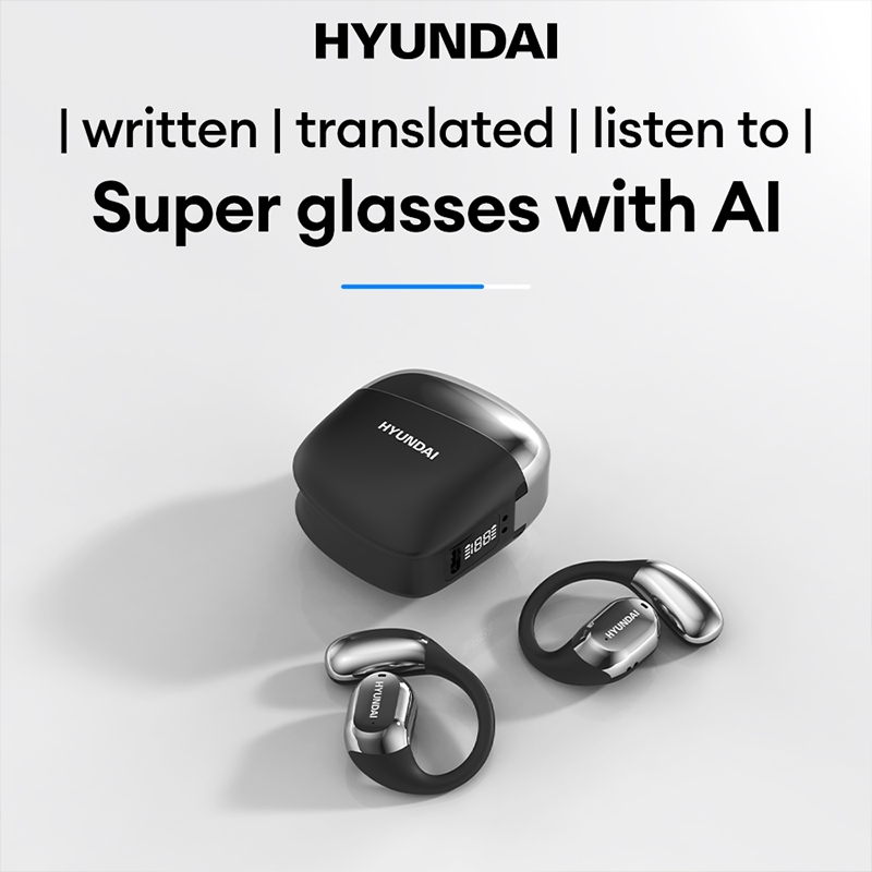 Hyundai Space Y3 Pro Fones De Ouvido Bluetooth Tradução AI HIFI Estéreo ...
