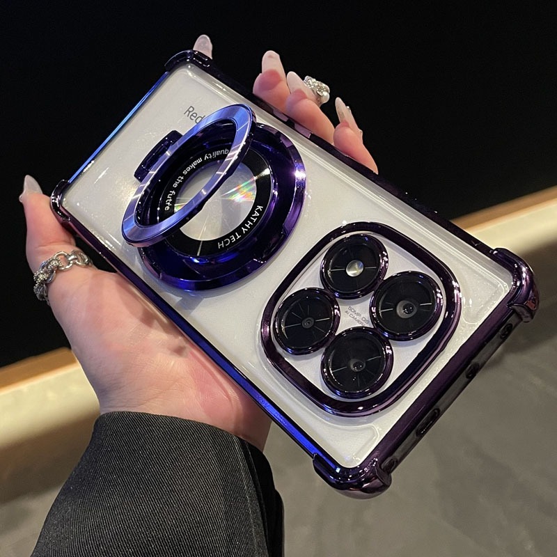 Xiaomi Redmi Note 14 4G 5G Redmi Note 14 Pro plus 5G Silicone Capa Macia Suporte capinha ...