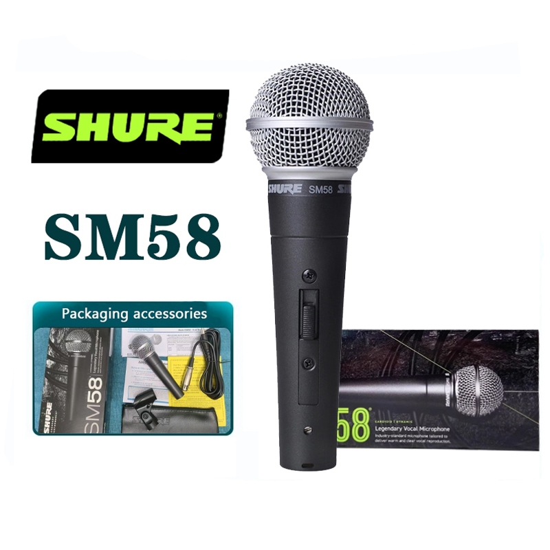 shure SM58-LC SM58 Microfone Com Fio Karaokê KTV Palco | Shopee Brasil