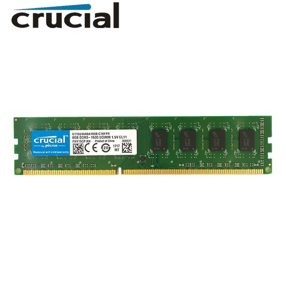 Crucial DDR4 PC RAM 4GB 8GB 16GB DDR4 3200MHz PC4-25600U Memória ...