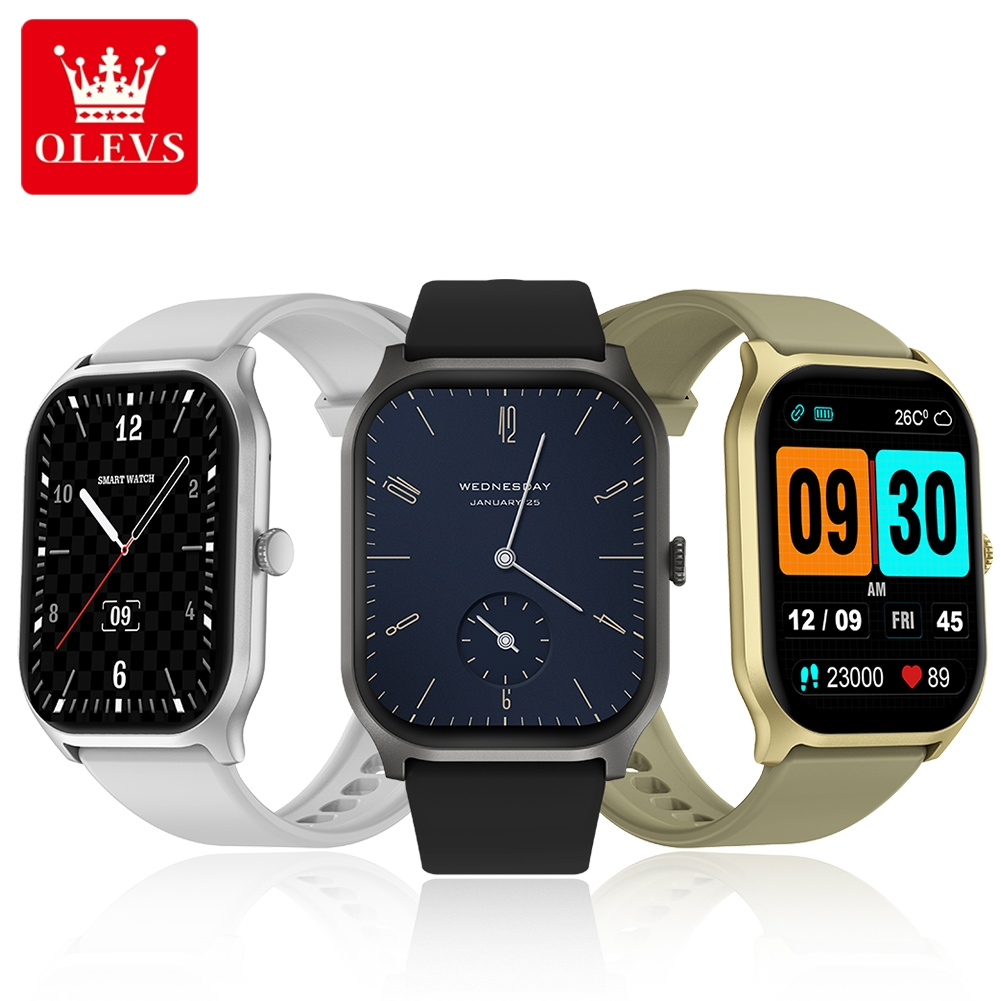OLEVS Smartwatch Relogio esportivo Feminino Masculino Relógio ...