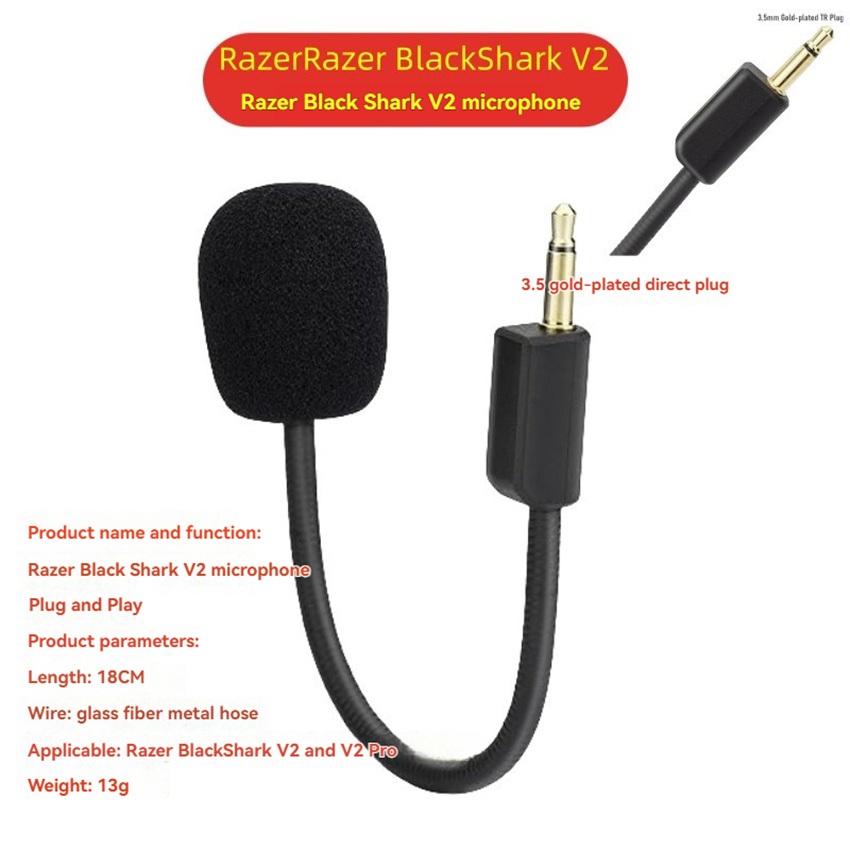 Microfone Removível Para Razer Blackshark V2/V2 Pro | Shopee Brasil