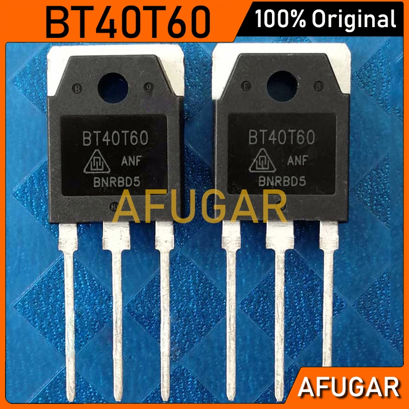 2 Peças BT40T60 TO-3P 40T60 TO3P 40A/600V Transistor IGBT Novo Original ...