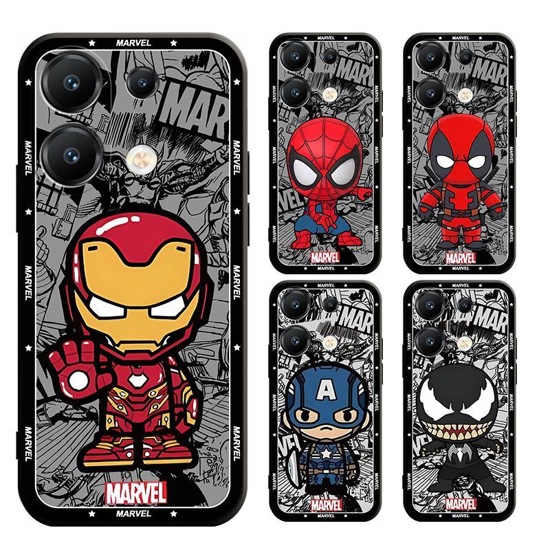 Xiaomi POCO X7 X7 Pro C75 X6 X6 X5 Marvel Super-Heróis Capa Macia ...