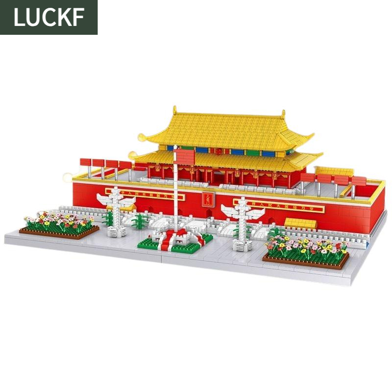 China Capital Tiananmen Square Building Model Blocos de construção de ...