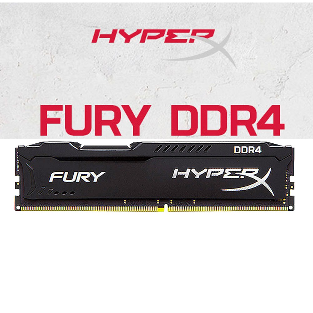 [Estoque Pronto] Kingston HyperX Fury 4GB 8GB 16GB DDR4 2400/2666/3200MHz Memória De Desktop ...