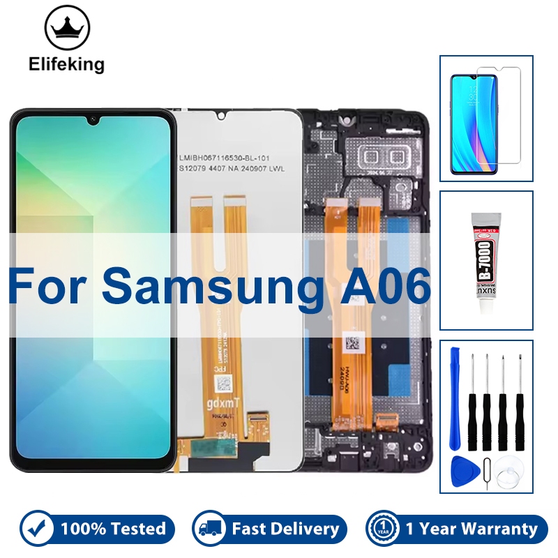 LCD Original Para Samsung Galaxy A06 A065 Display Montagem Da Tela De ...