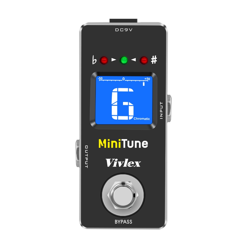 Pedal Afinador De Guitarra , Cromático De Alta Precisão Com Display LCD ...