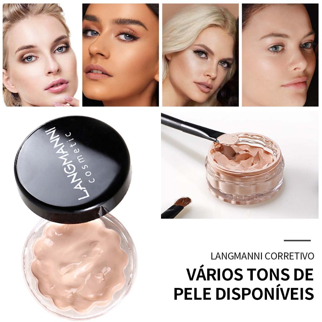 Corretivo Hidratante Tom Brilhante Não É Fácil De Remover De Base De ...