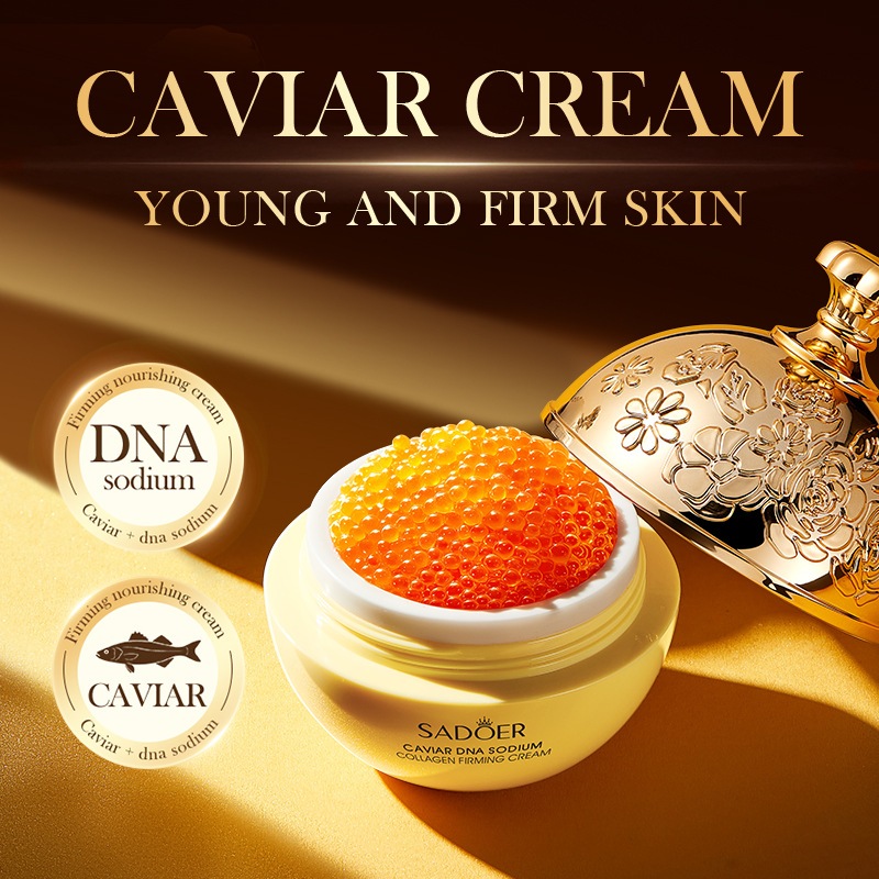 Caviar DNA Colágeno De Sódio Creme Firmador SADOER Facial Hidratante E ...
