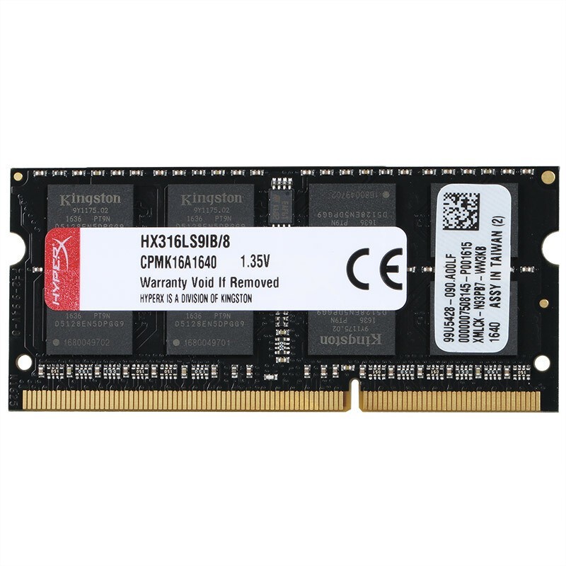 Kingston HyperX Impact 8GB DDR3L 1600Mhz PC3L-12800S SODIMM 1.35V Memória Para Notebook RAM ...