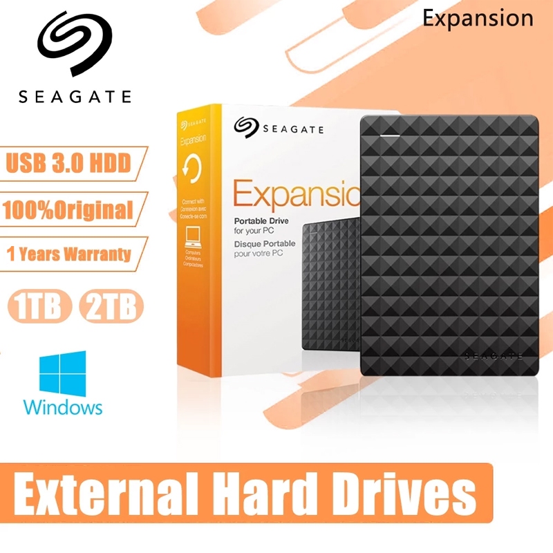 Seagate One Touch 1TB/2TB/4TB USB 3.1 Slim Portable External HDD Hard ...