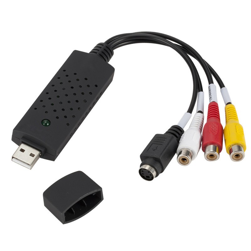 USB 2.0 to RCA USB Adapter VHS to Digitizer, Audio Video Capture Card ...