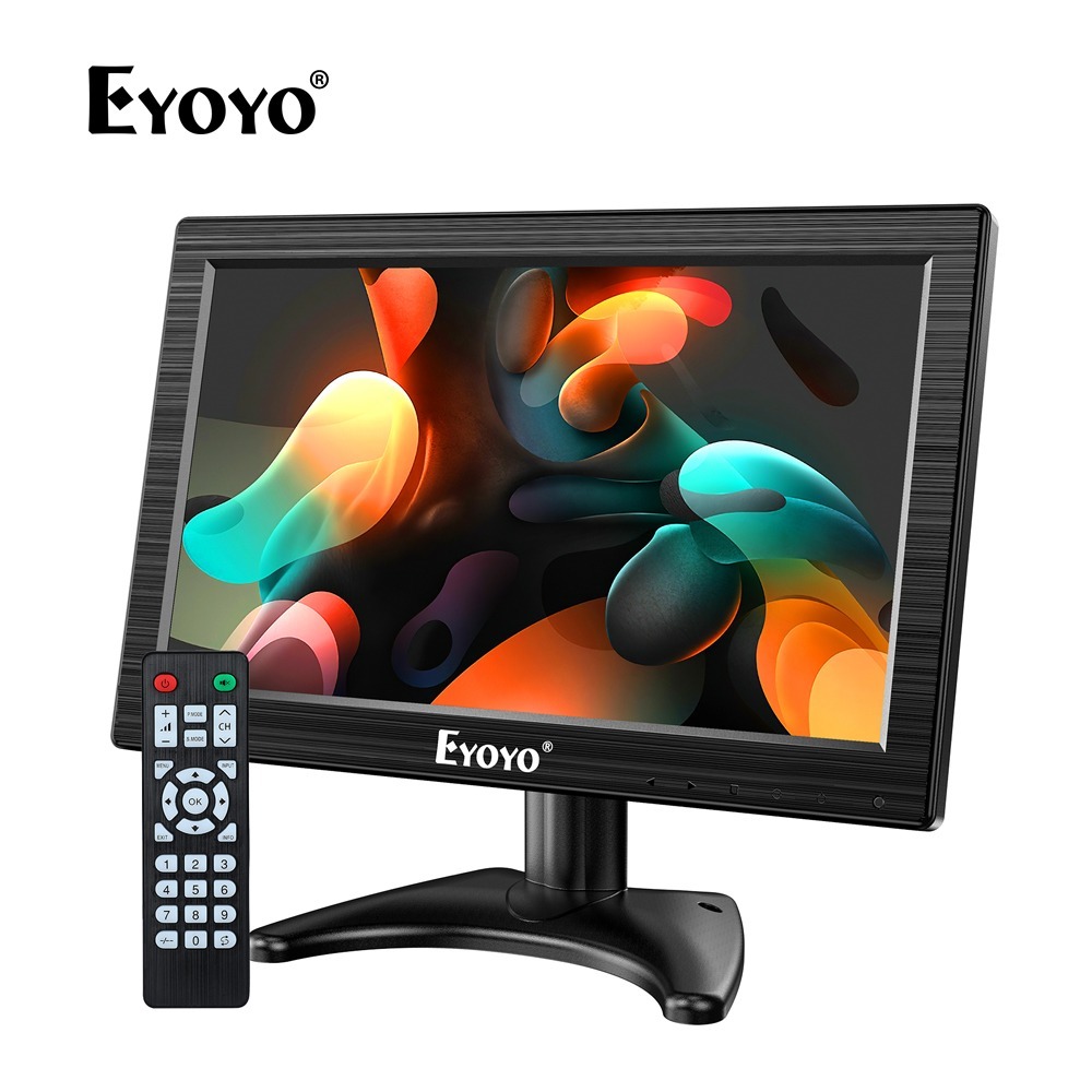 Eyoyo Monitor LCD TFT De 12 " Com Entrada AV HDMI BNC VGA 1366x768 Mini ...