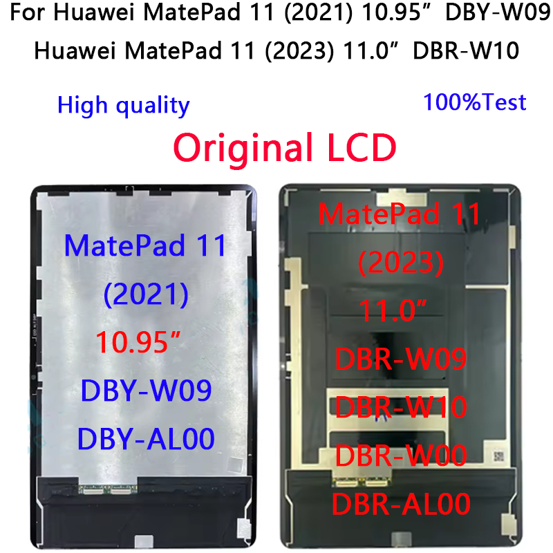 Para Huawei MatePad 11 (2021)/(2023) DBY-W09 AL00 DBR/- W10 W00 Display ...