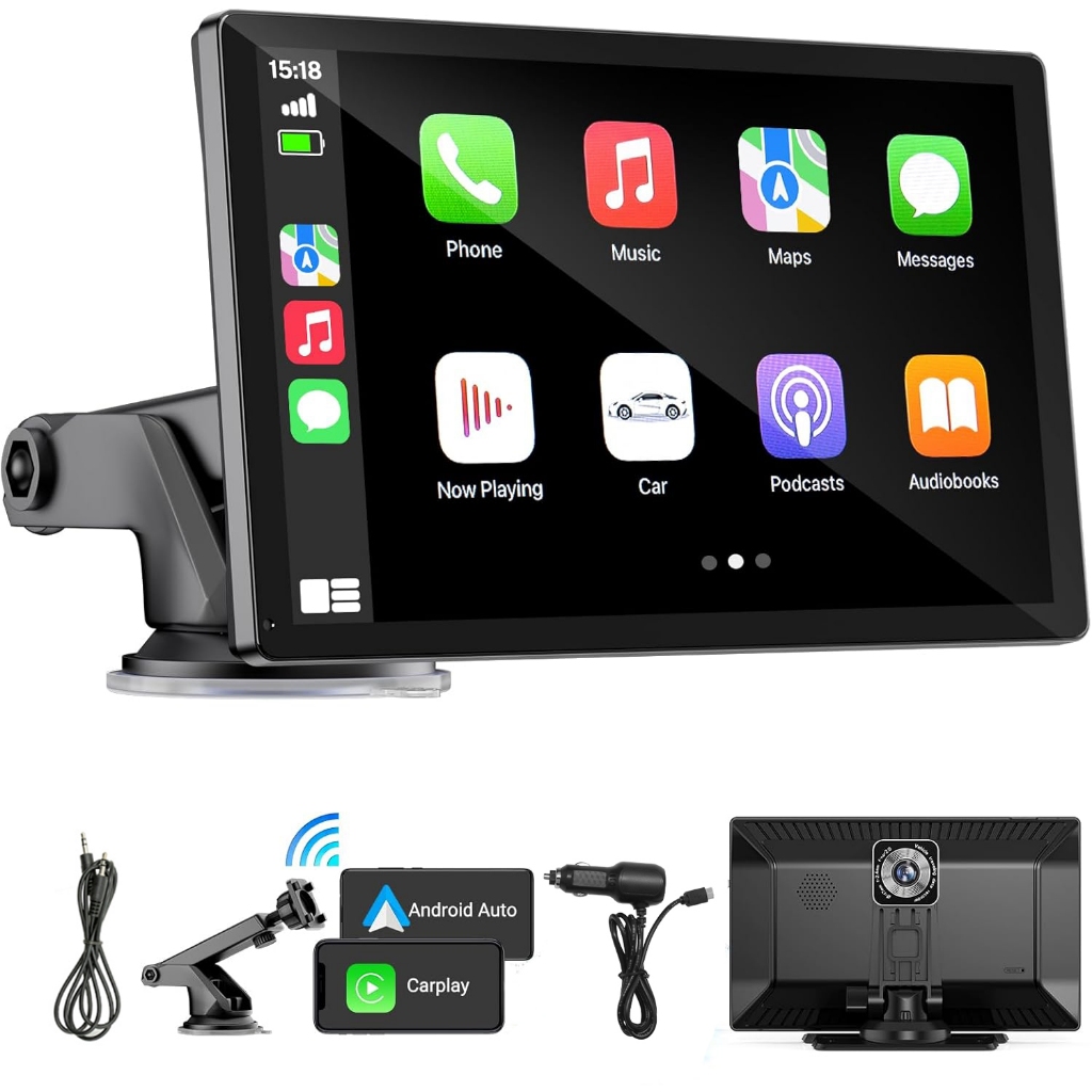 Android Auto 7 Polegadas Portátil CAndroid Auto 7 Polegadas Portátil Carplay MP5 Multimídia ...