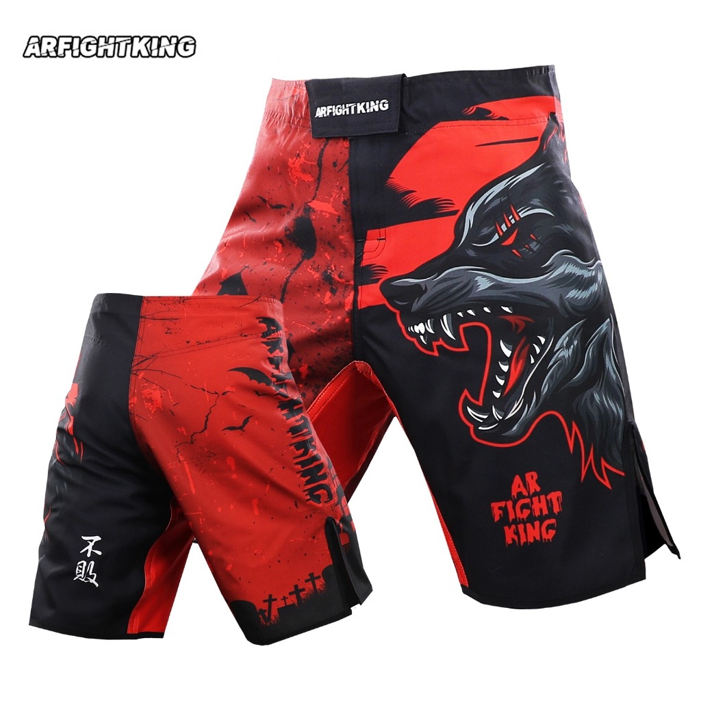 Mma Lobo Vermelho Invicto Luta Artes Marciais Boxe Esportes Lazer Muay ...