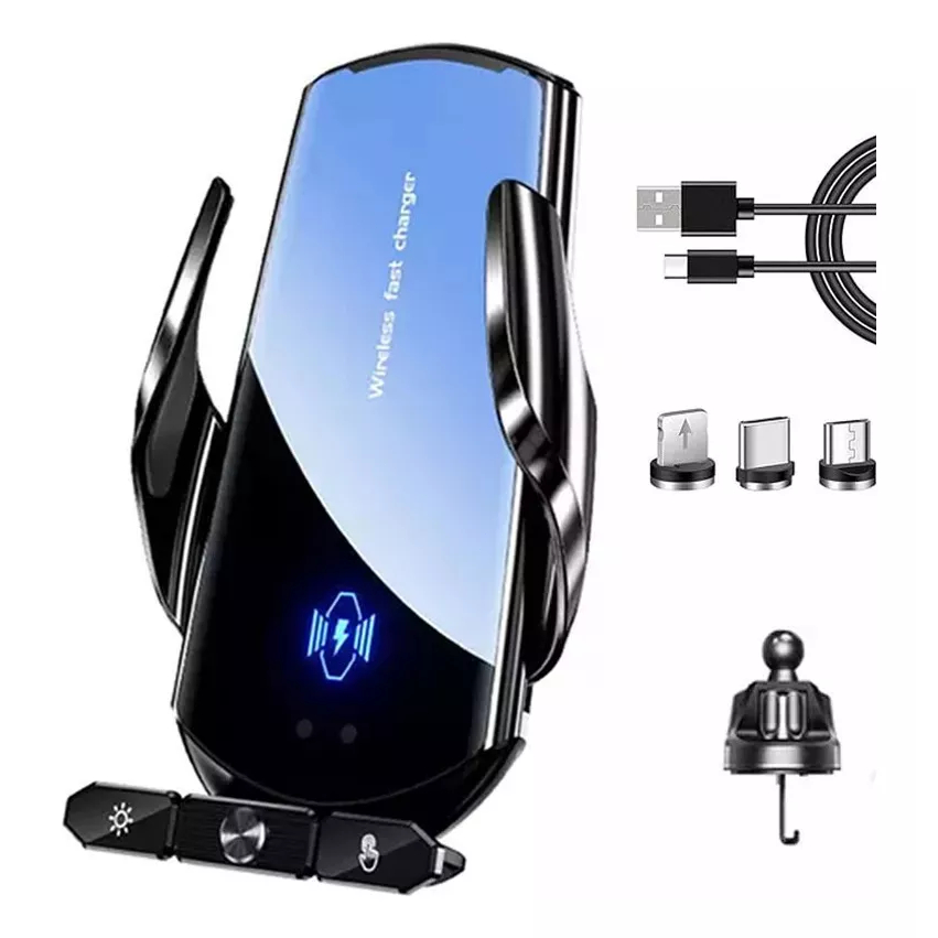 Carregador de abertura e fechamento automático sem fio de 15 W com ímã ...