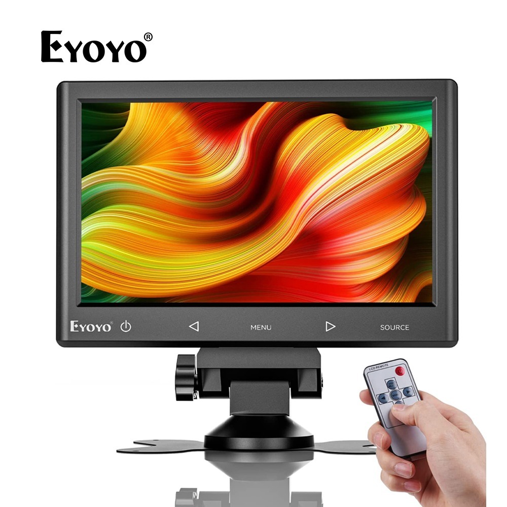 Monitor Eyoyo De 10 Polegadas , HDMI Pequeno De 1024x600 VGA AV Com ...