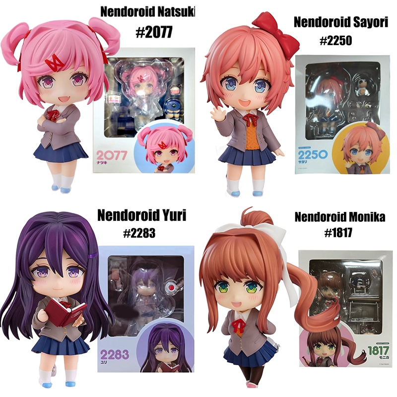 Sayori Nendoroid Doki Literatura Clube Natsuki Monika Yuri Modelo De Figura Mutável Com Rosto ...