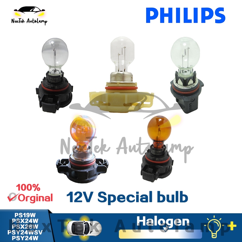 Philips PS19W PSX24W PSX26W PSY24WSV PSY24W 12V Lâmpada Halógena ...