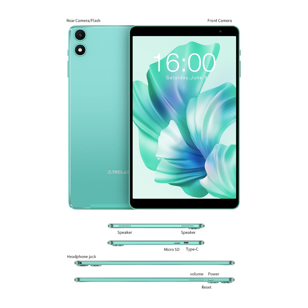 Teclast P85T Android 14 Tablet 8 Polegadas IPS 4GB 64GB A523 Widevine ...