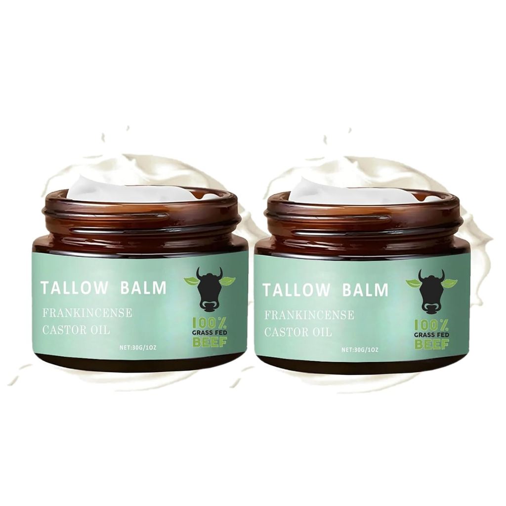 Creme de Sebo de Carne de Grama com Óleo de Rícino e Olíbano 2un ...