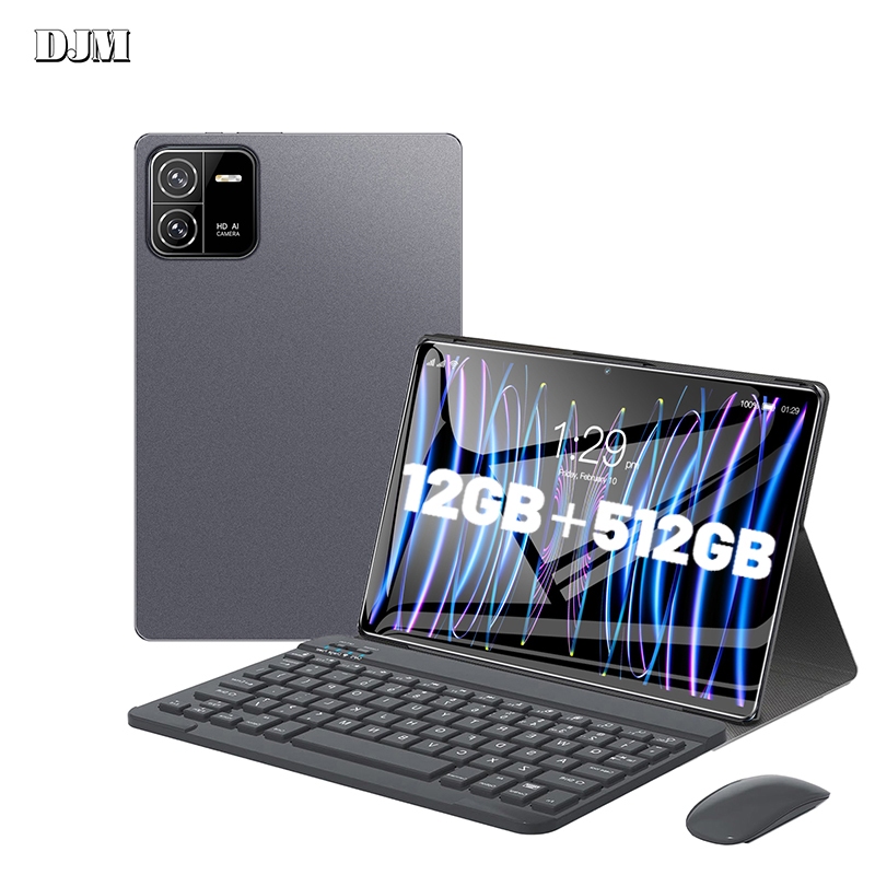 Tablet Pad 6 plus com teclado + rato + caso, 12 GB de RAM + 512 GB de ...