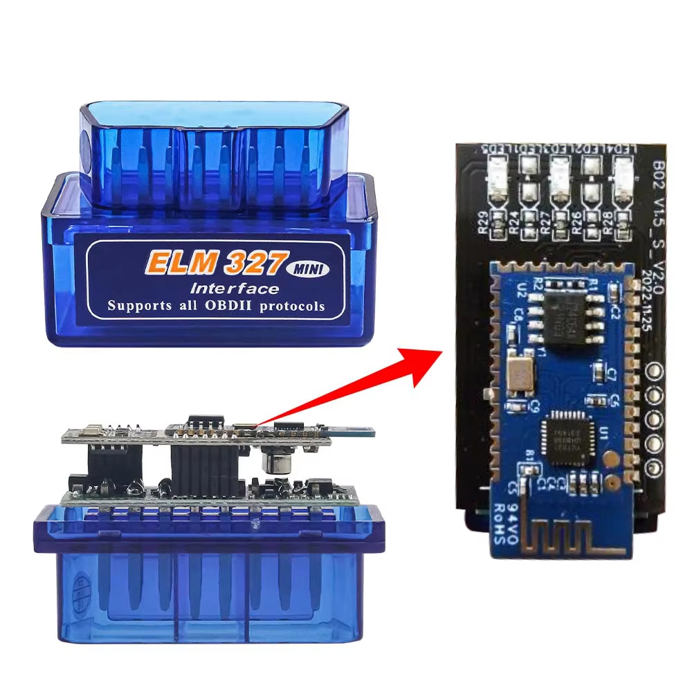 Melhor 2pcb PIC18F25K80 ELM327 V1.5 Bluetooth 5.1 Para IOS Android PC Ferramenta De Diagnóstico ...