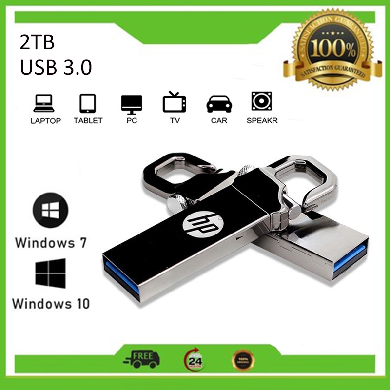 Pen Drive Original HP USB 3.0 Materiais Metálicos Pendrive De 2 Tb À ...