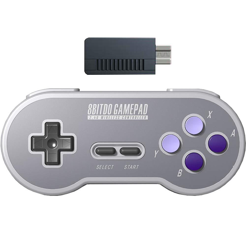 Controlador Sem Fio 8Bitdo Sn30 2.4G Para SNES Classic Edition-Super NES | Shopee Brasil