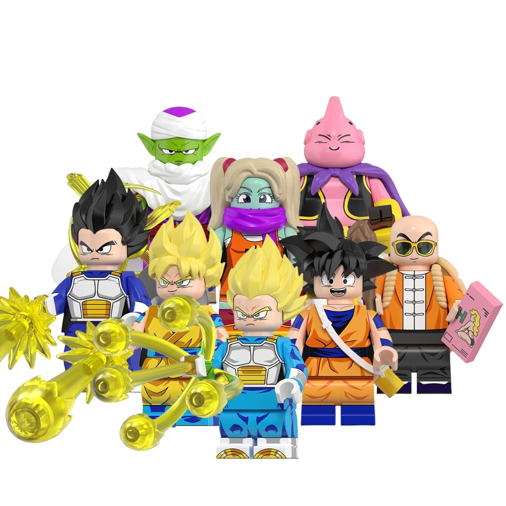 Dragon Ball Action Figure Vegeta Majin Buu Pagi Master Roshi Piccolo ...