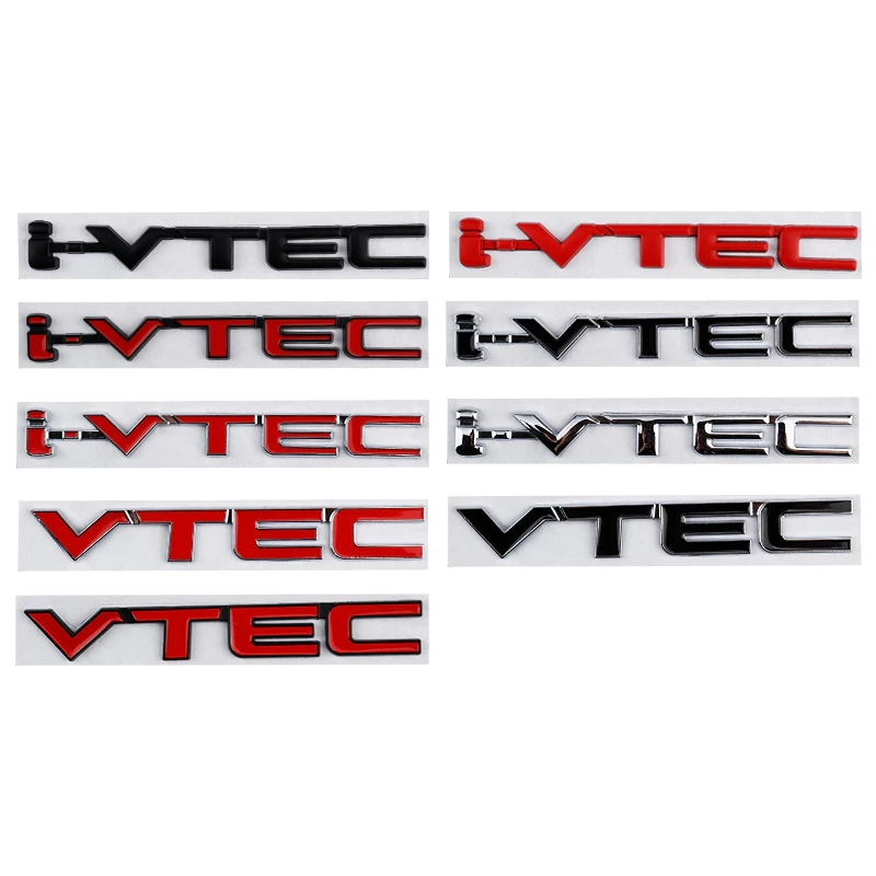 Adesivo Com Logotipo De Letra Honda VTEC 3D I-Emblema iVTEC Civic ...